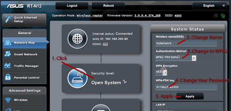 Asus Router Configuration | MCSnet