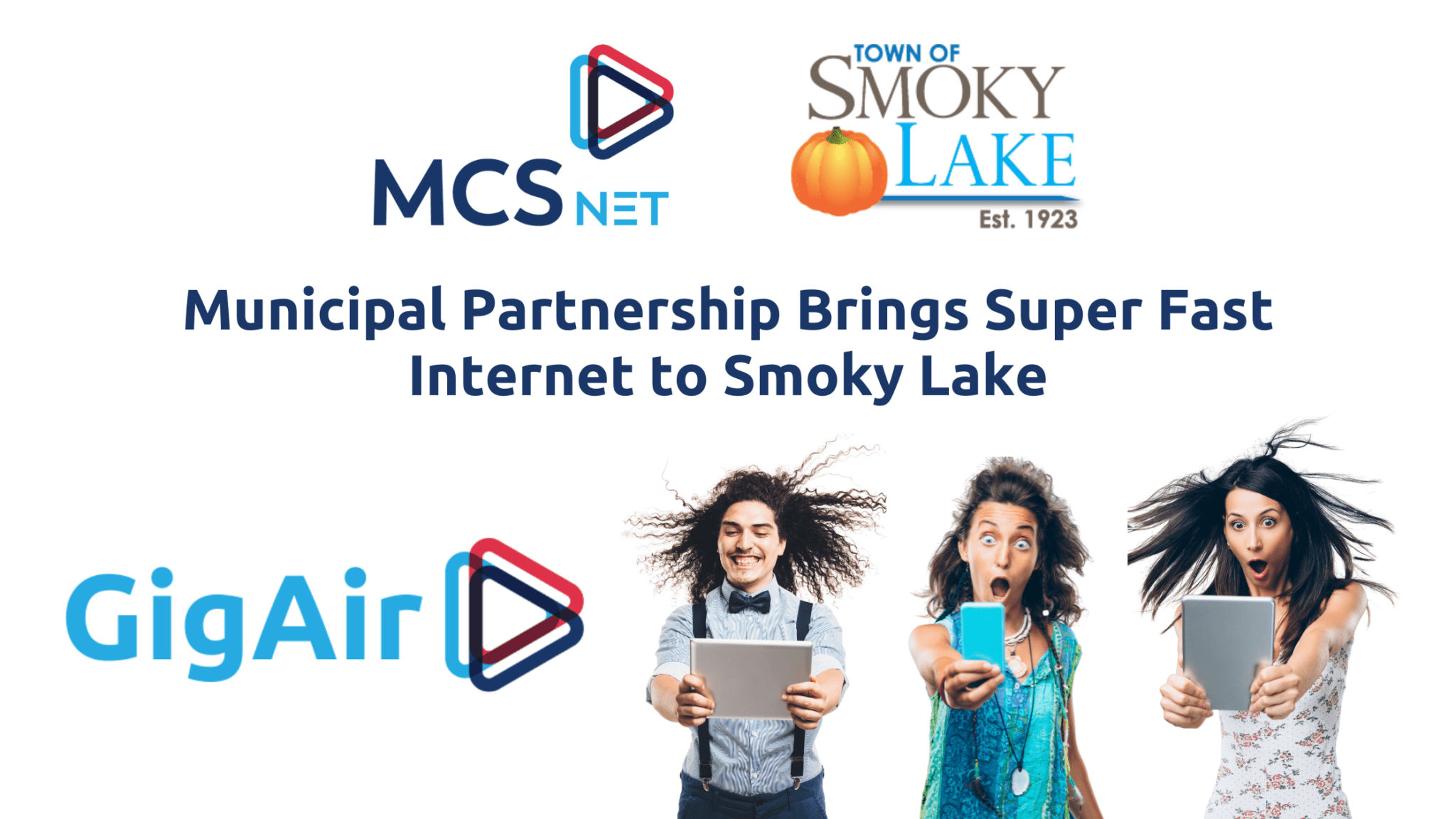 Municipal Partnership Brings High Speed Internet to Smoky Lake - MCSnet