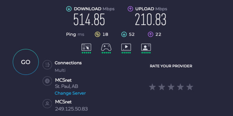 A Guide to Internet Speed Tests With Ookla (speedtest.net) - MCSnet