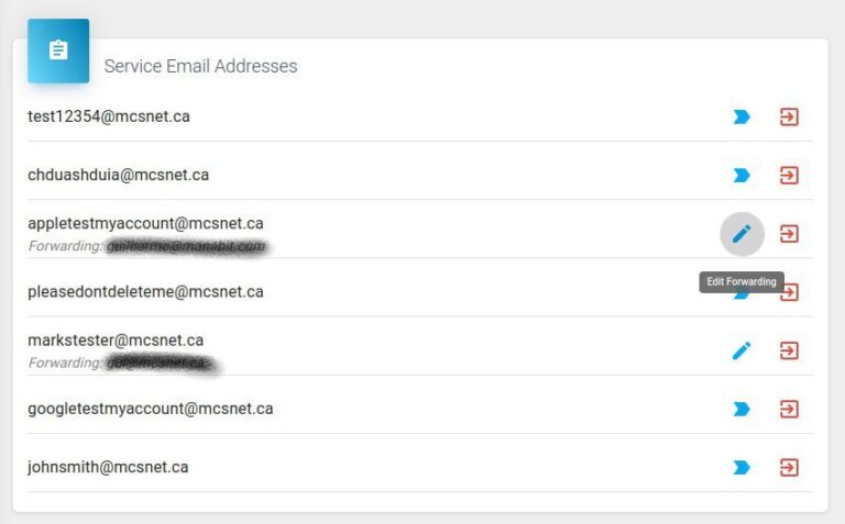 MCSnet Email Forwarding and Settings - MCSnet